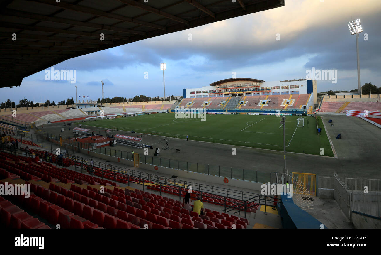 General view of the Ta'Qali National Stadium before the 2018 FIFA World ...