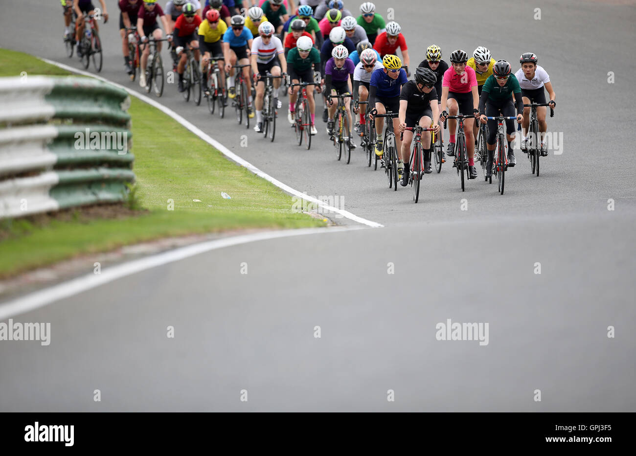 General view of the Boys Road Race during day four of the 2016 School ...
