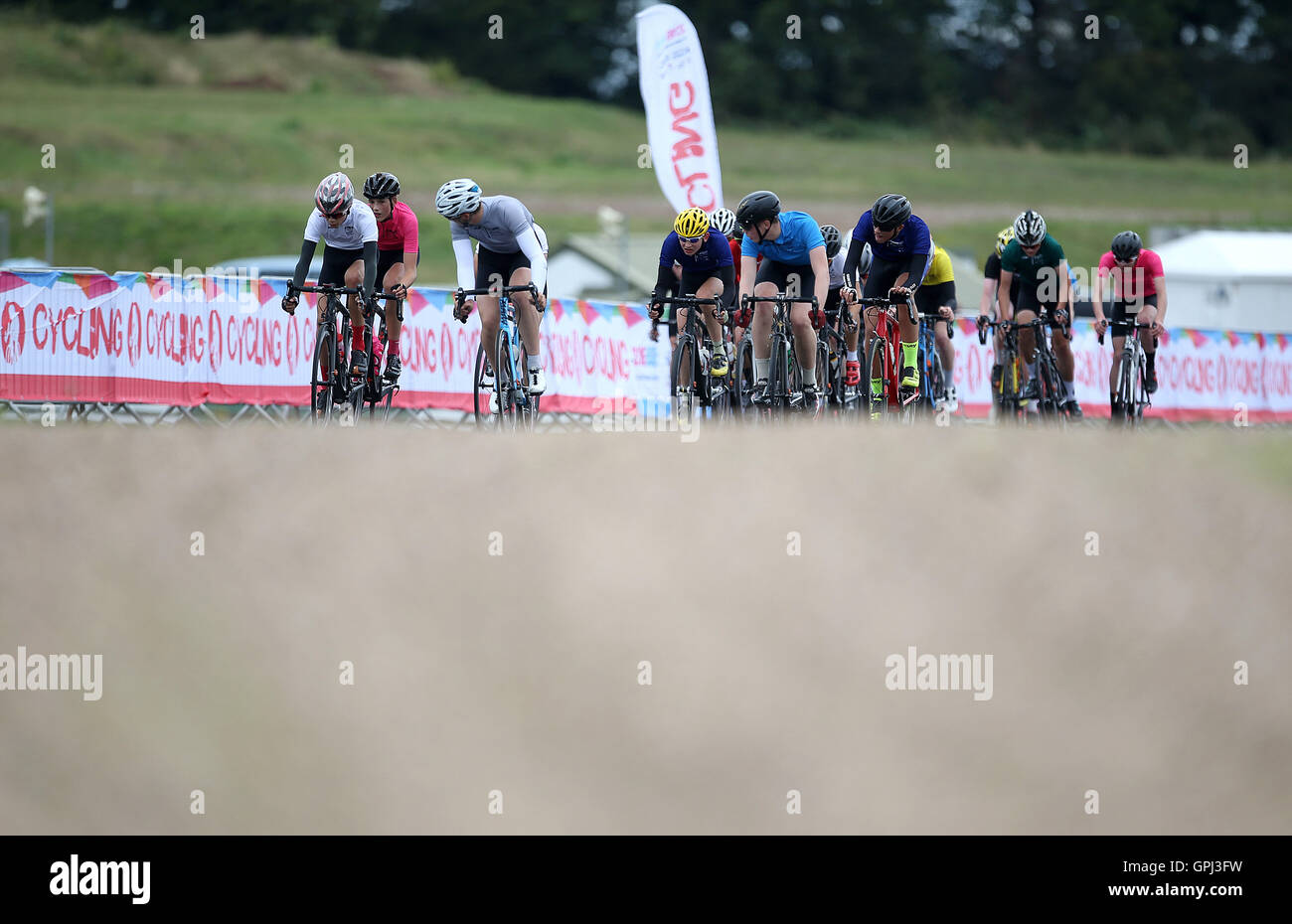 General view of the Boys Road Race during day four of the 2016 School ...