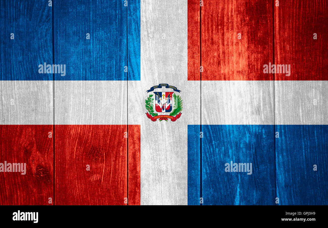 Dominican flag hi-res stock photography and images - Alamy