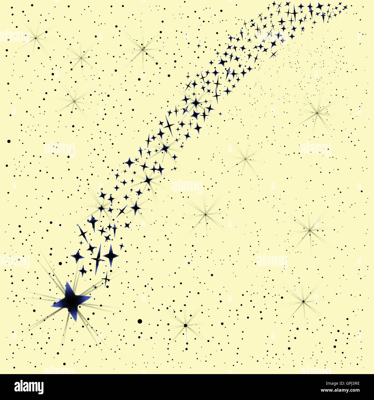 Falling star Stock Vector Images - Alamy