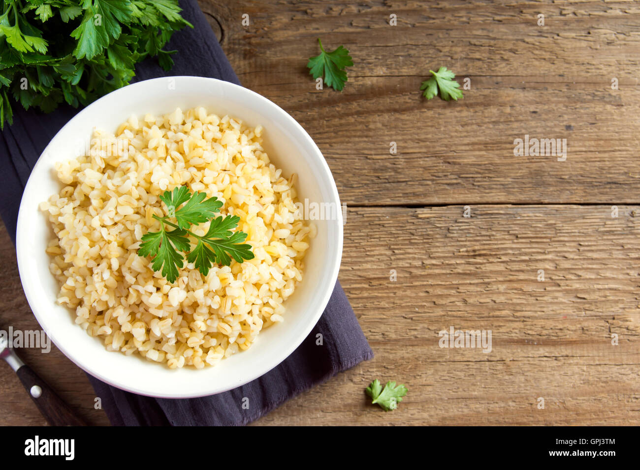 Bulgur wheat dish hi-res stock photography and images - Alamy