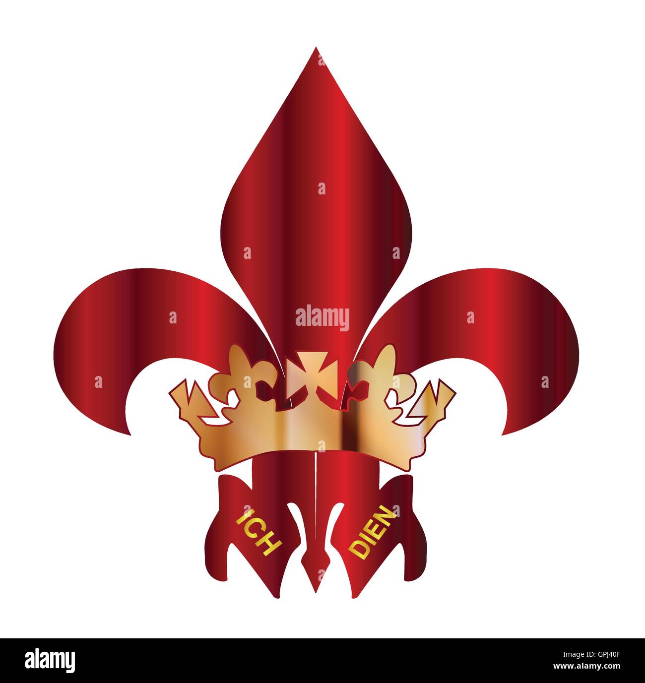 Fleur De Lis Design Feathers Glitzhome 27.25 In. H MGO Standing Fleur