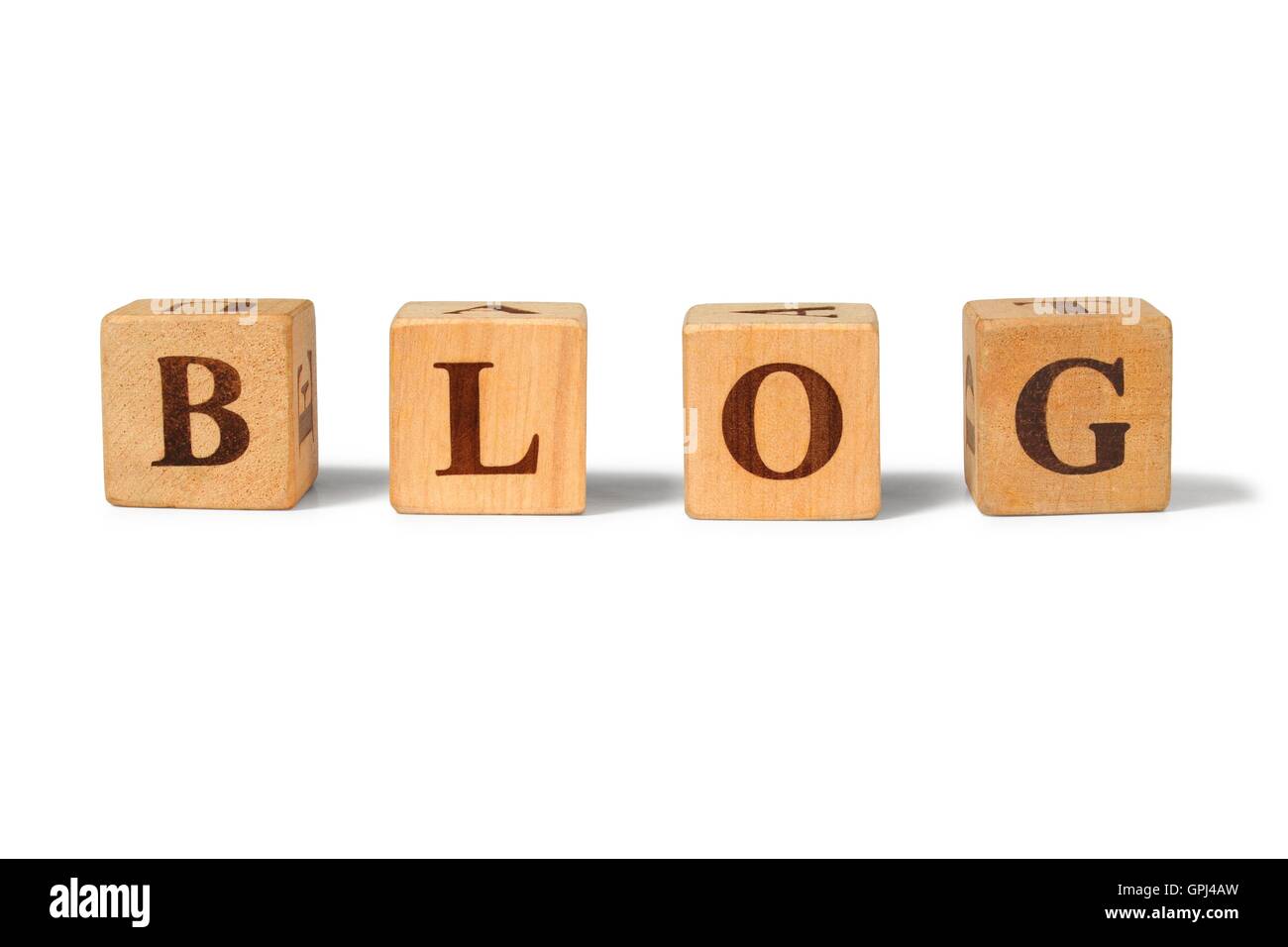 Blog letters Cut Out Stock Images & Pictures - Alamy
