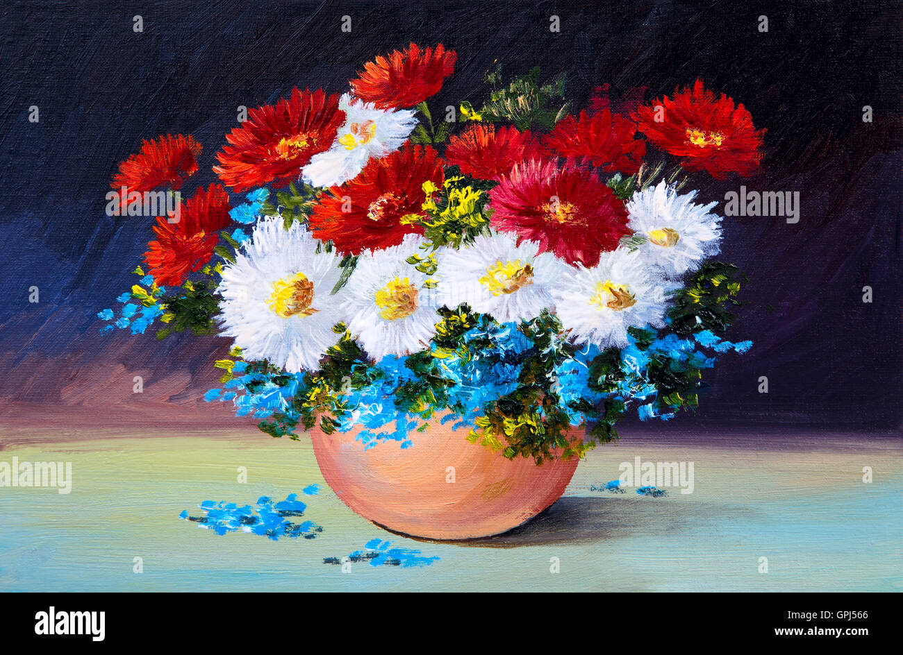 Realistic Flower Paintings