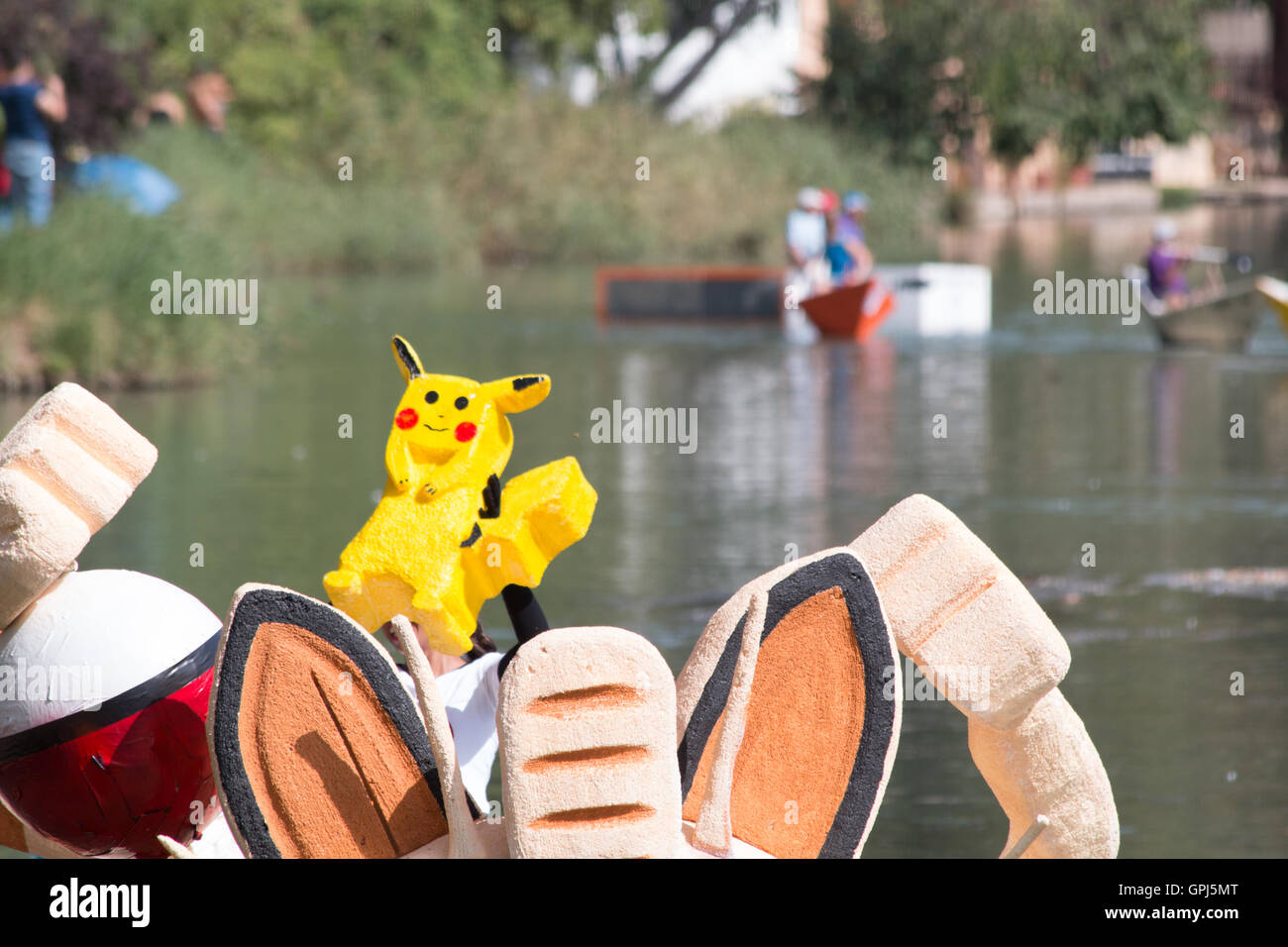 Aranjuez (Madrid), Spain. 04th Sep, 2016. A Pikachu portrait during the ...