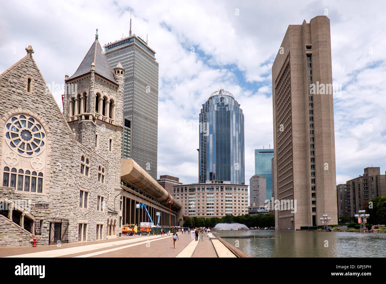 Christian Science Center in Boston, Massachusetts. USA Stock Photo - Alamy
