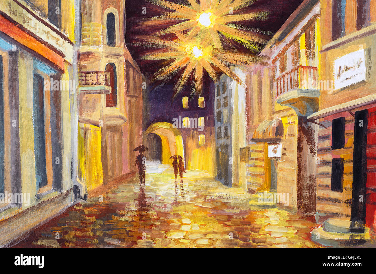 Street lamp oil hi-res stock photography and images - Alamy