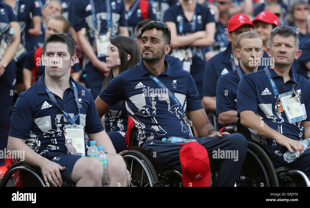 Paralympic GB athletes, including wheelchair rugby players Jamie Stead ...