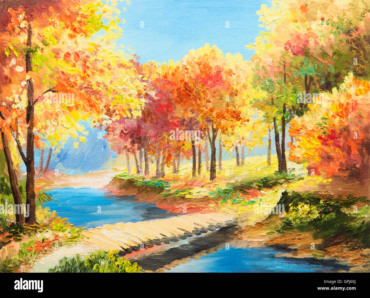 Fall Landscape Painting