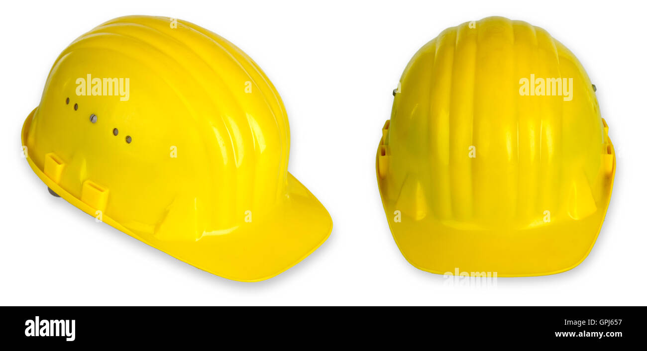 Hard Hat isolated on white background Stock Photo - Alamy