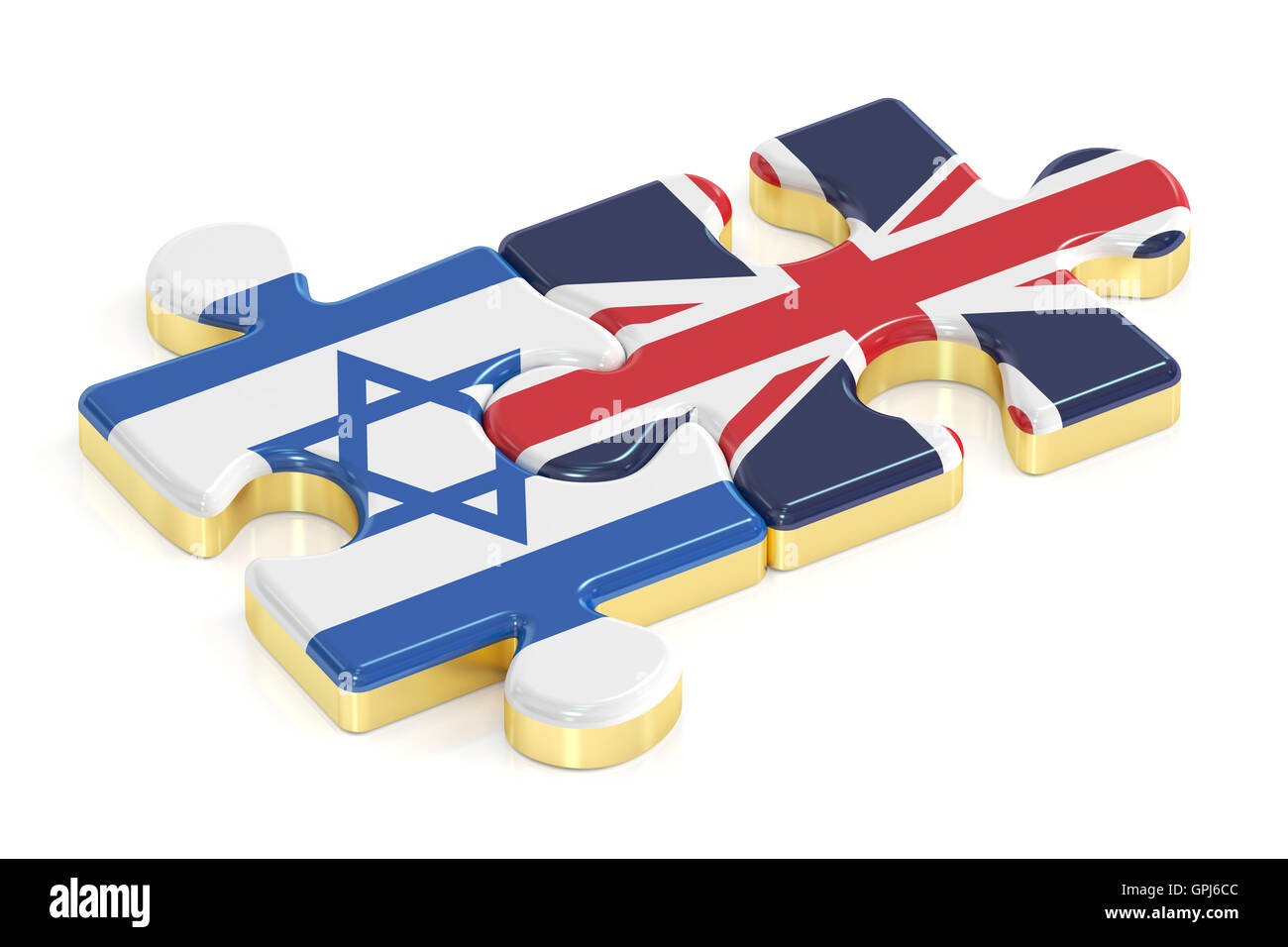Flags united great britain israel hi-res stock photography and images ...