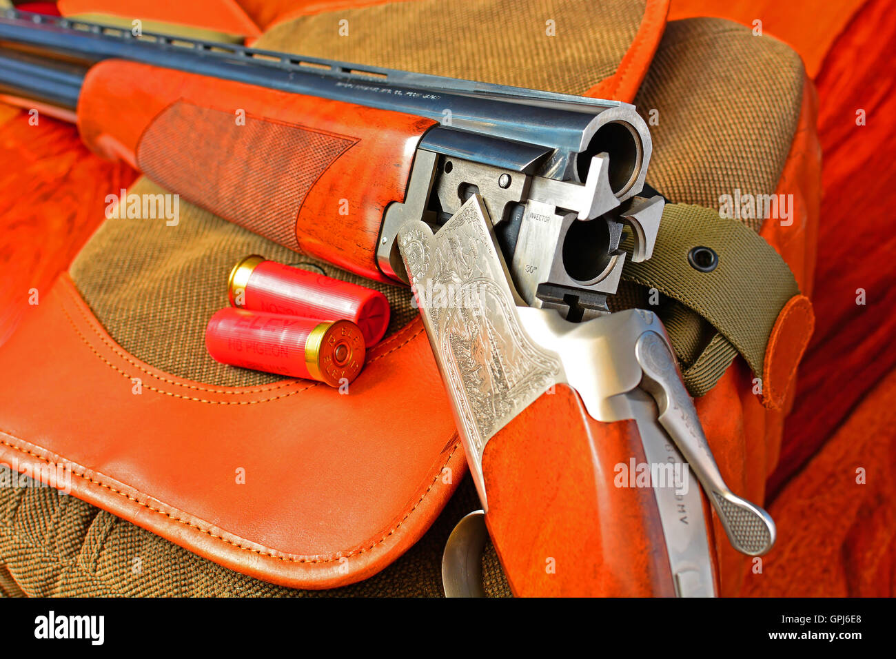 Miroku Mk70 12 gauge Game Gun Stock Photo - Alamy