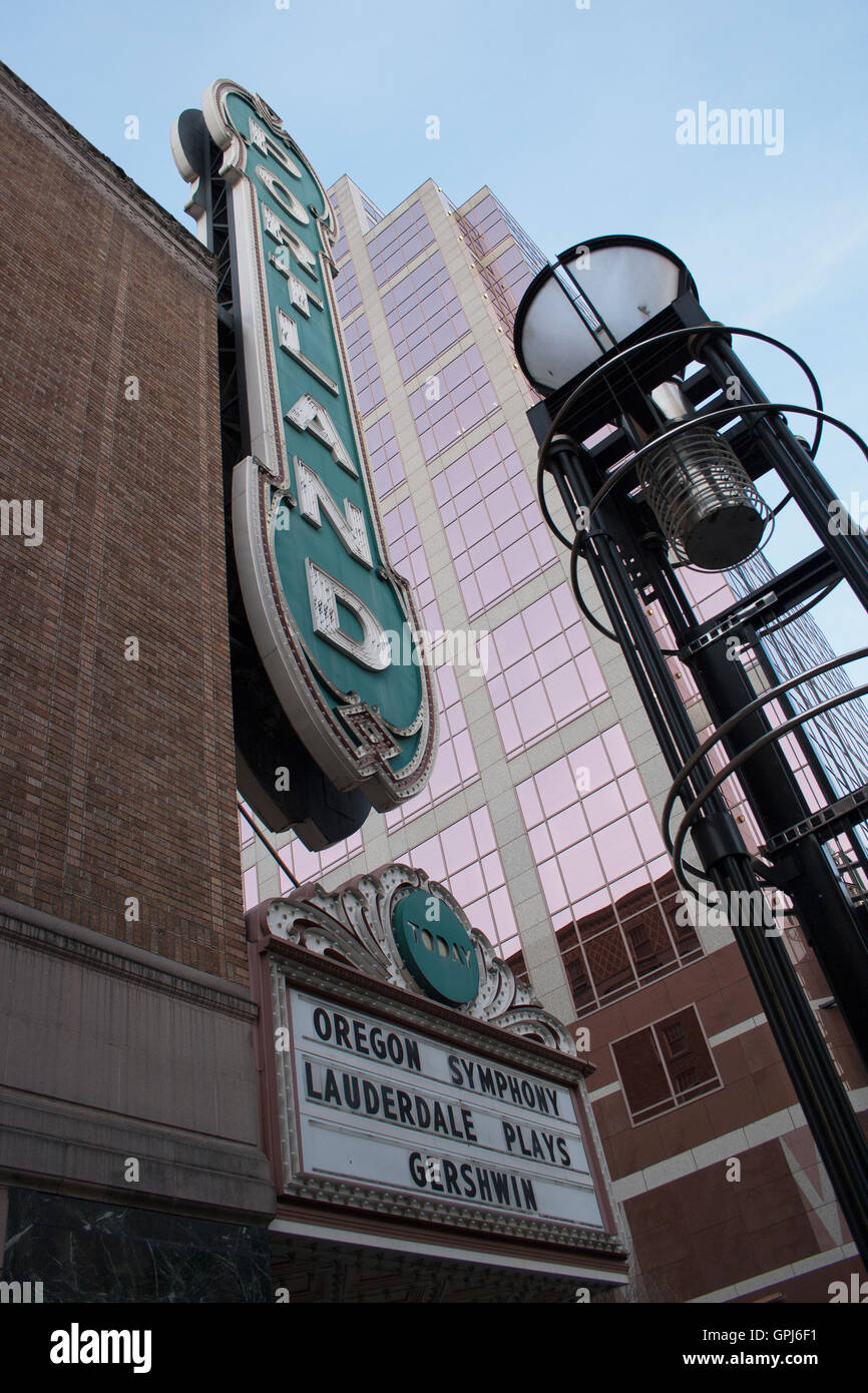 Arlene Schnitzer Concert Hall, Portland, Oregon USA Stock Photo - Alamy