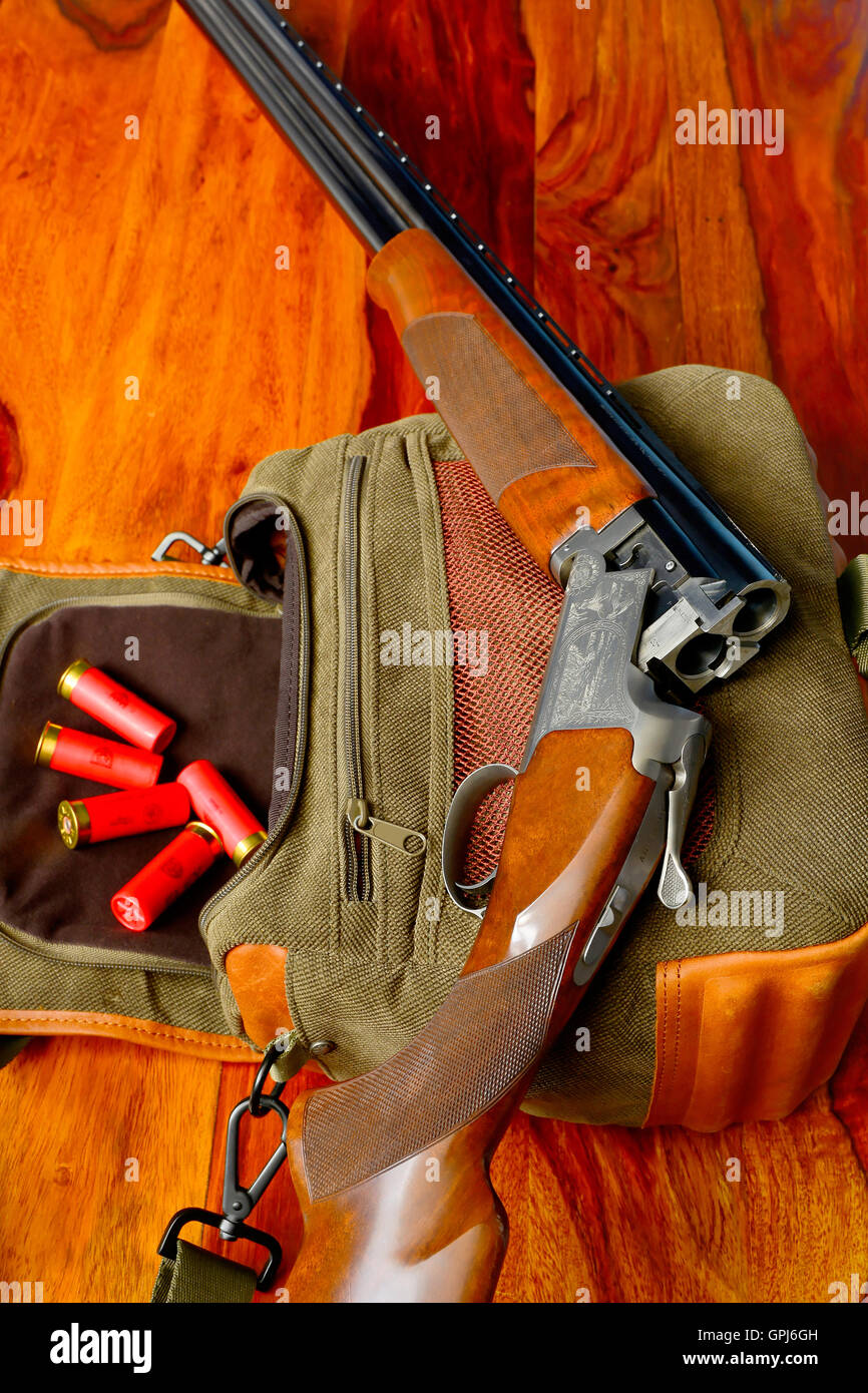 Miroku Mk70 12 gauge Game Gun Stock Photo - Alamy