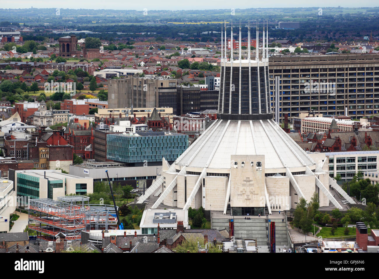 Liverpool Metropolitan Cathedral, Liverpool, England, Europe Stock ...