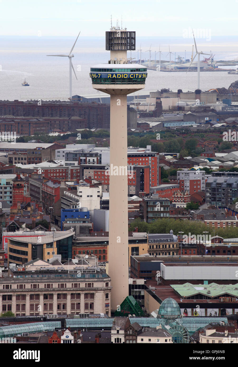 St.John's Beacon (Radio City), Liverpool, England, Europe Stock Photo ...