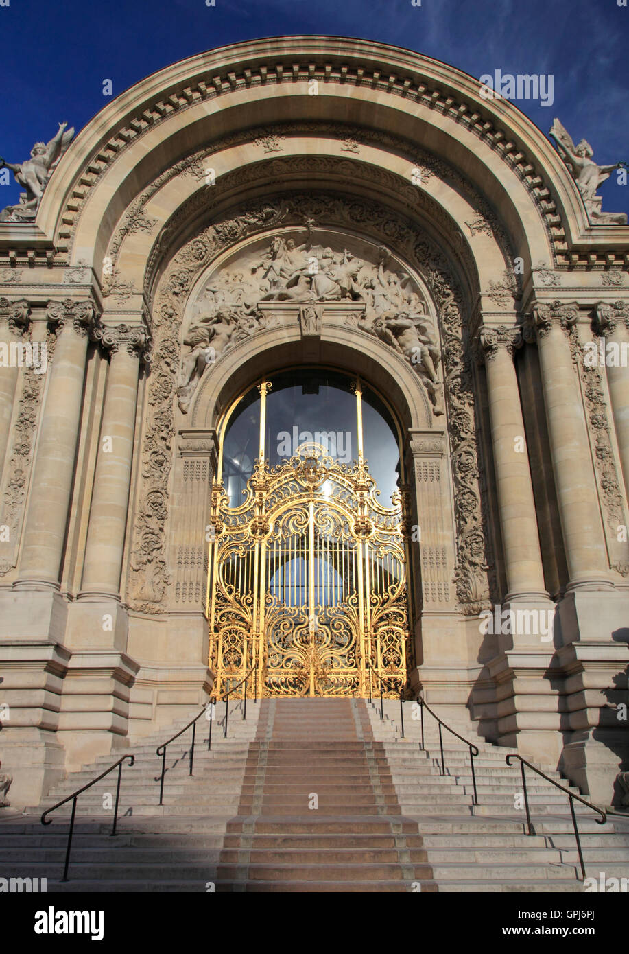 The ornate entrance and front facade of The Petit Palace . The Petit ...