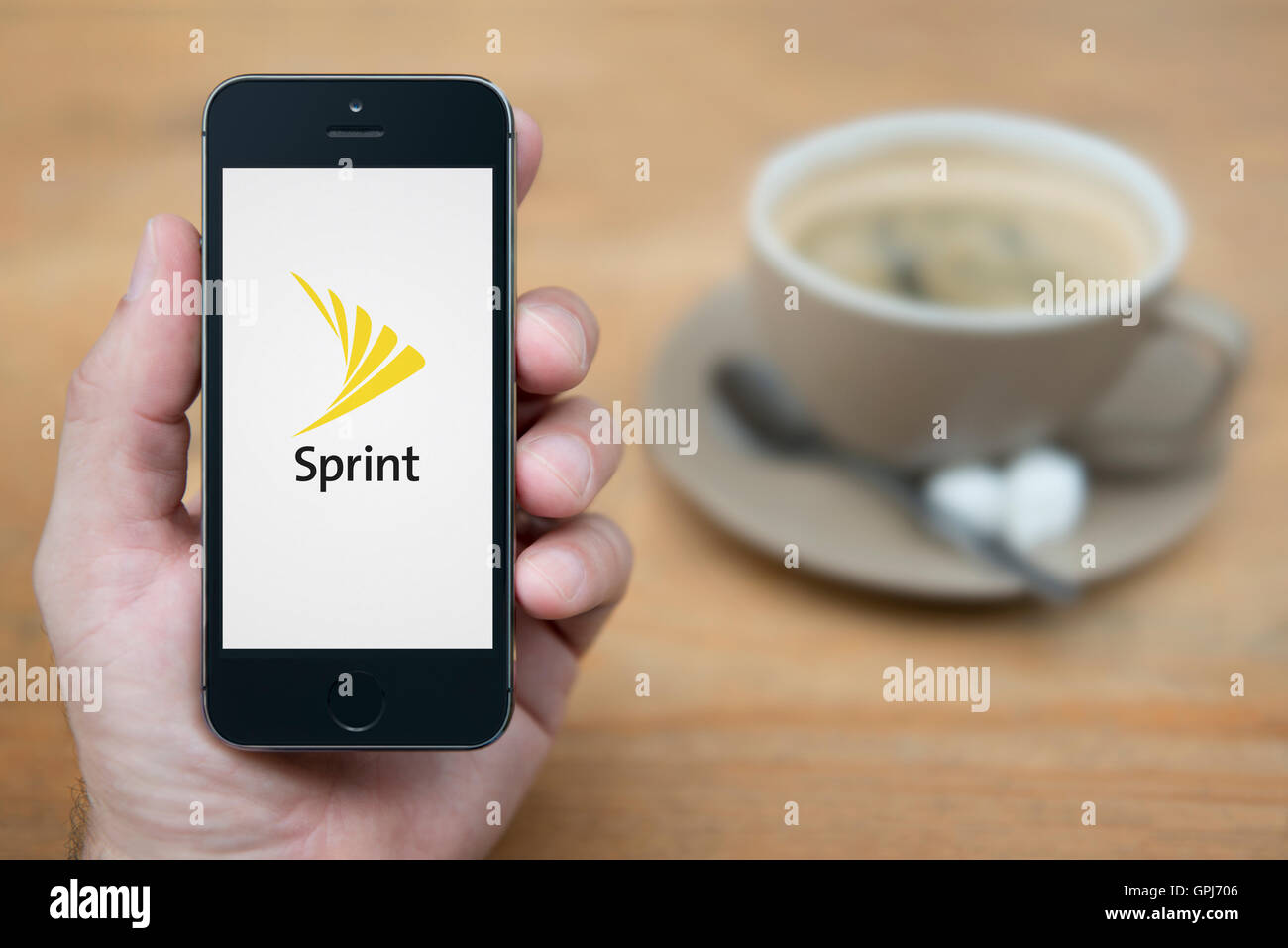 Sprint logo hi-res stock photography and images - Alamy