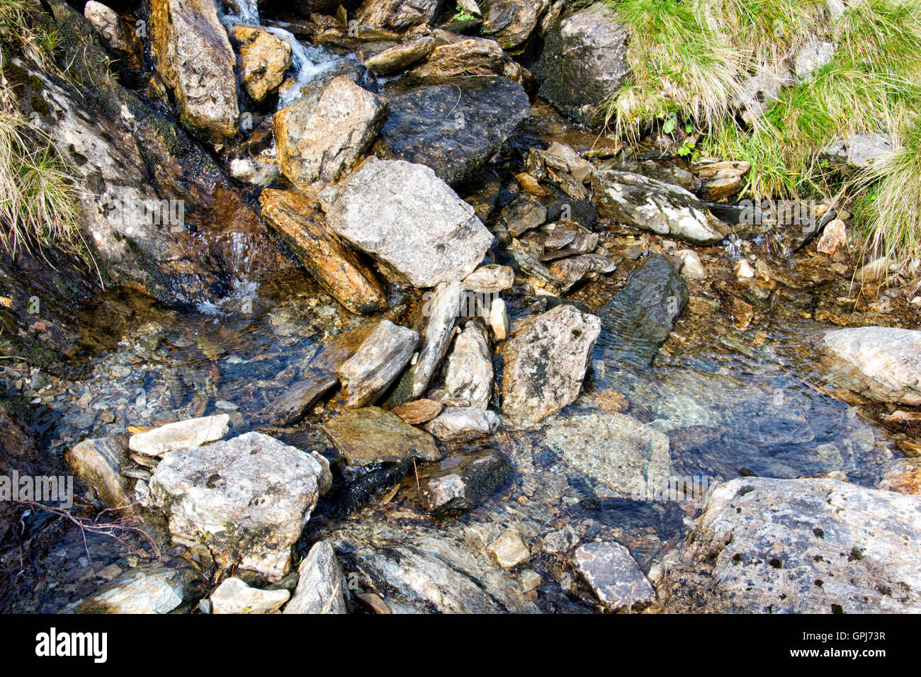 Mountain rock pool Stock Photo - Alamy