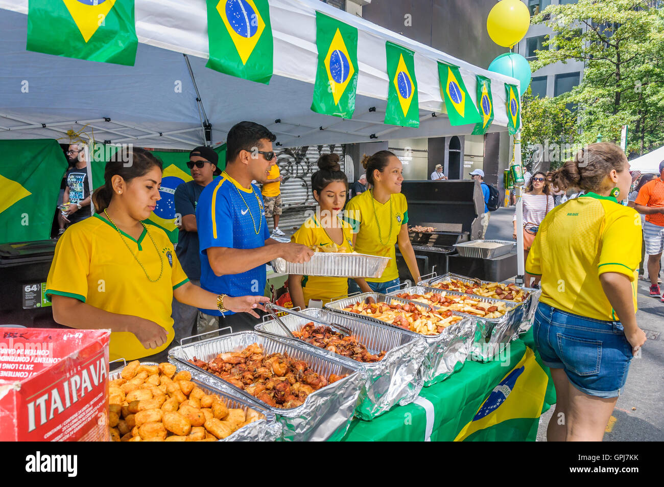 New York, United States. 04th Sep, 2016. Brazilian Day in NYC is one of ...