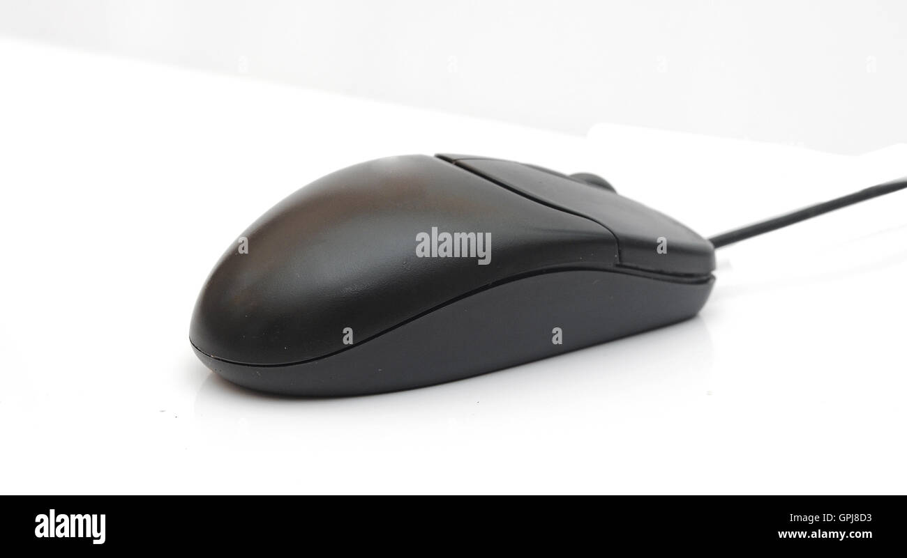 computer mouse isolated on a white background Stock Photo - Alamy