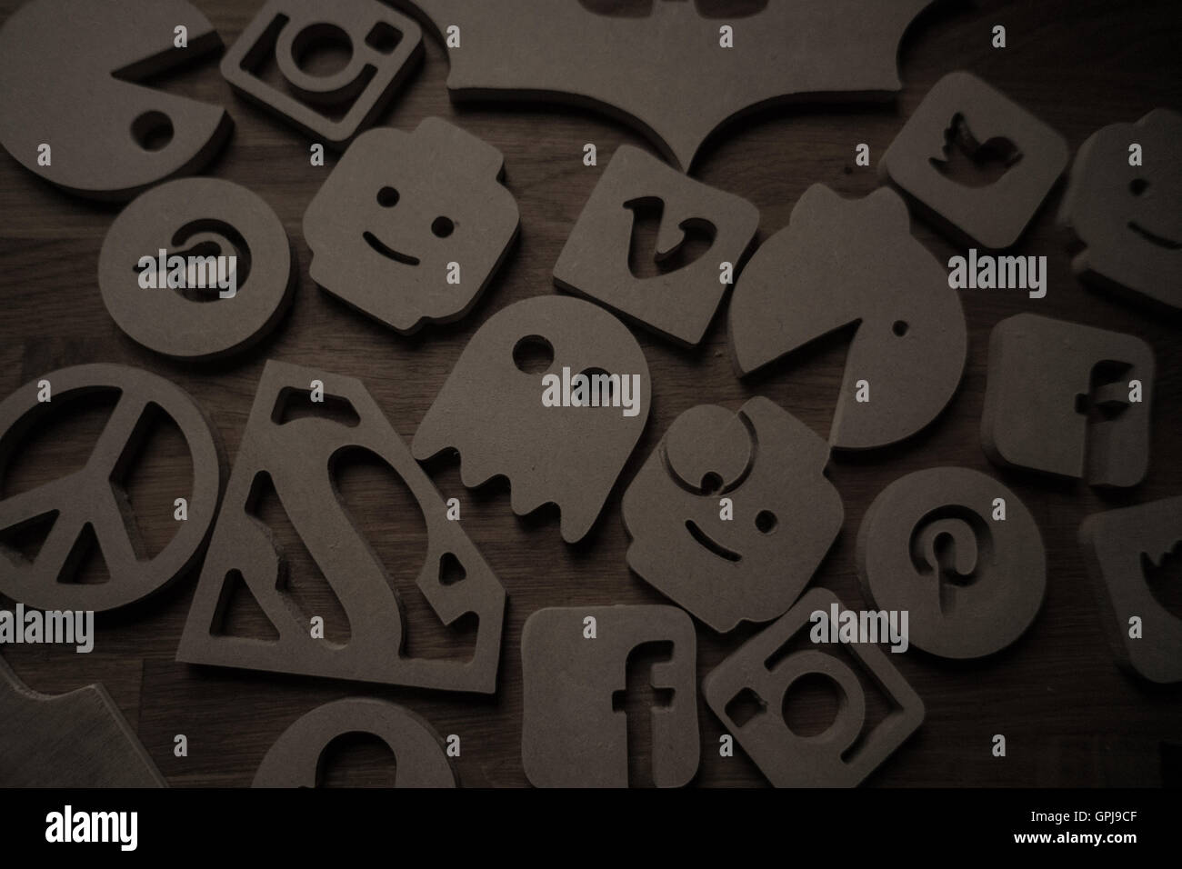 Retro Cut Outs High Resolution Stock Photography and Images - Alamy