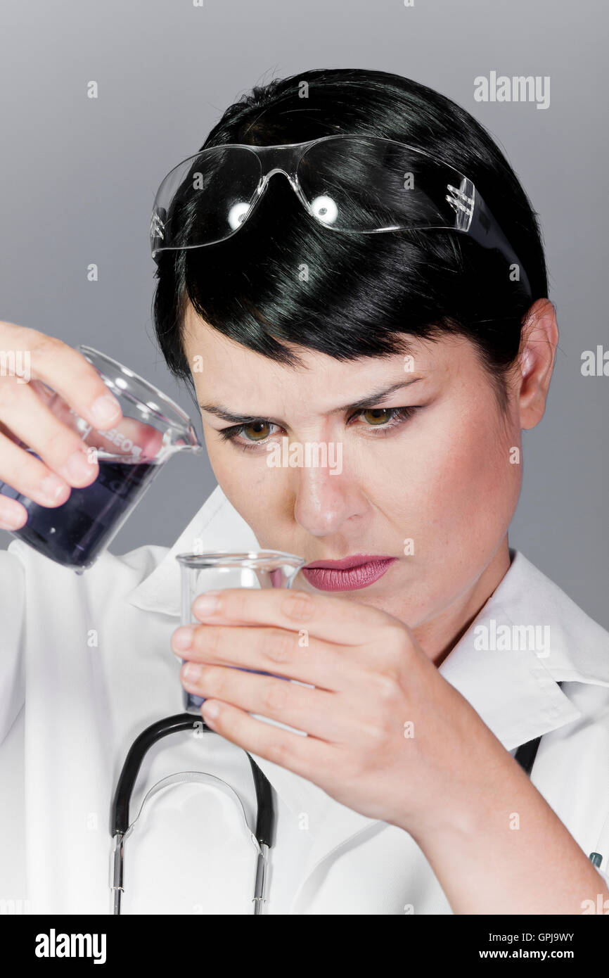 laboratory tests, water and other liquid contamination Stock Photo - Alamy