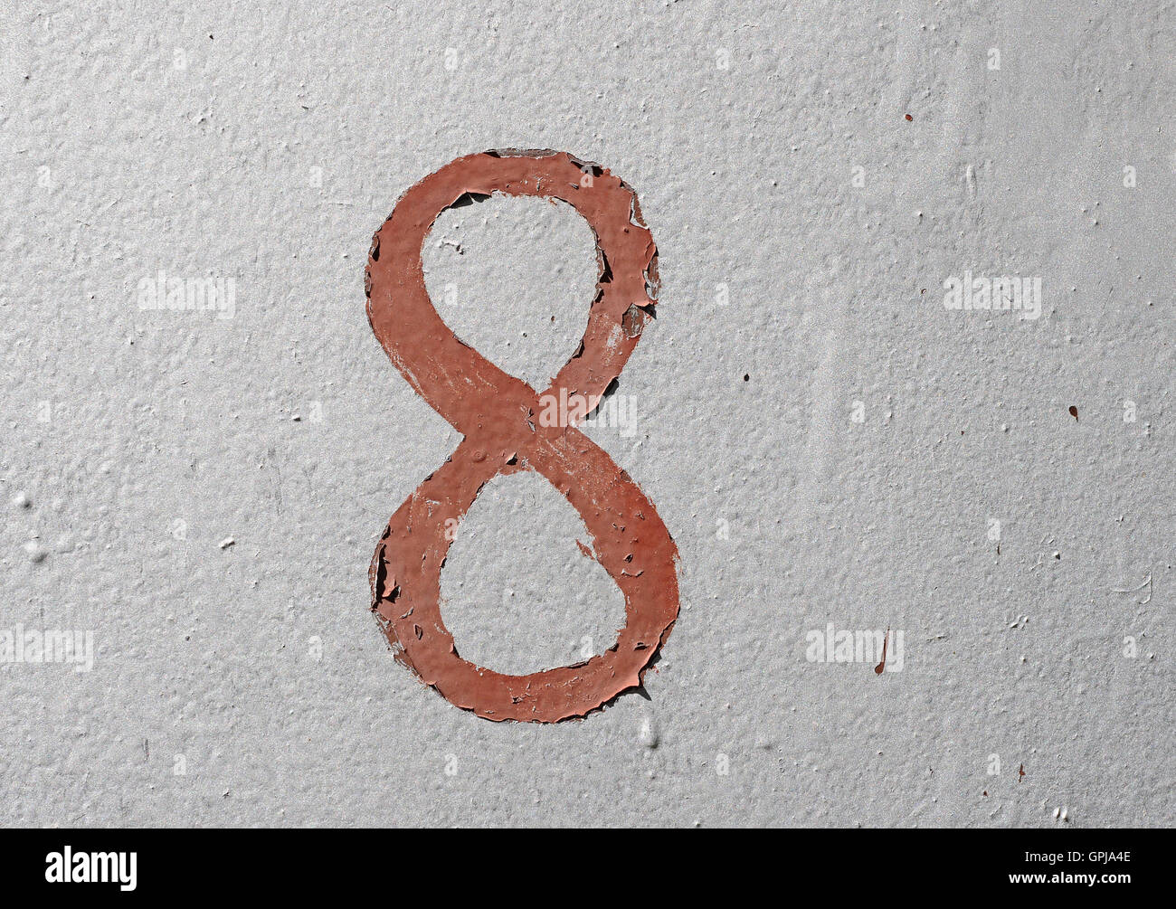 Number 8 brown hi-res stock photography and images - Alamy