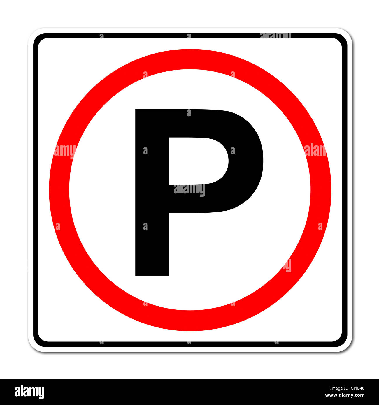 Parking traffic sign Stock Photo - Alamy