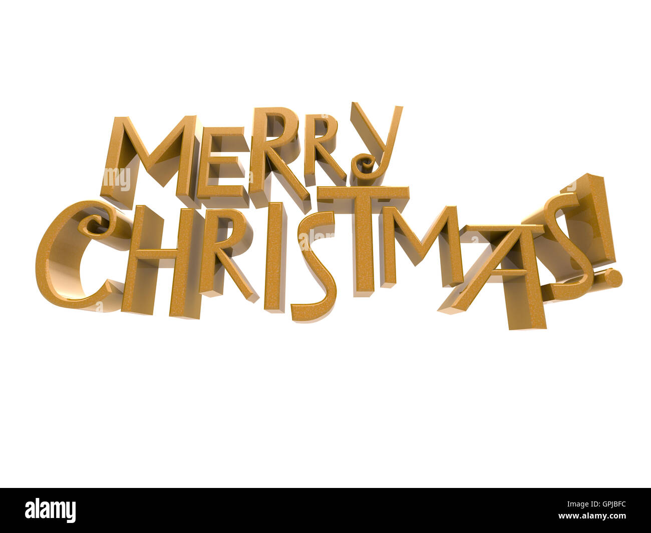 Merry christmas text isolated hi-res stock photography and images - Alamy