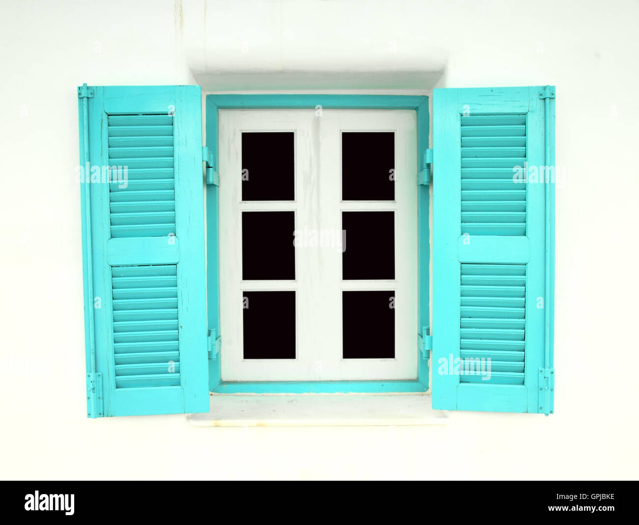 Greek Style windows Stock Photo - Alamy