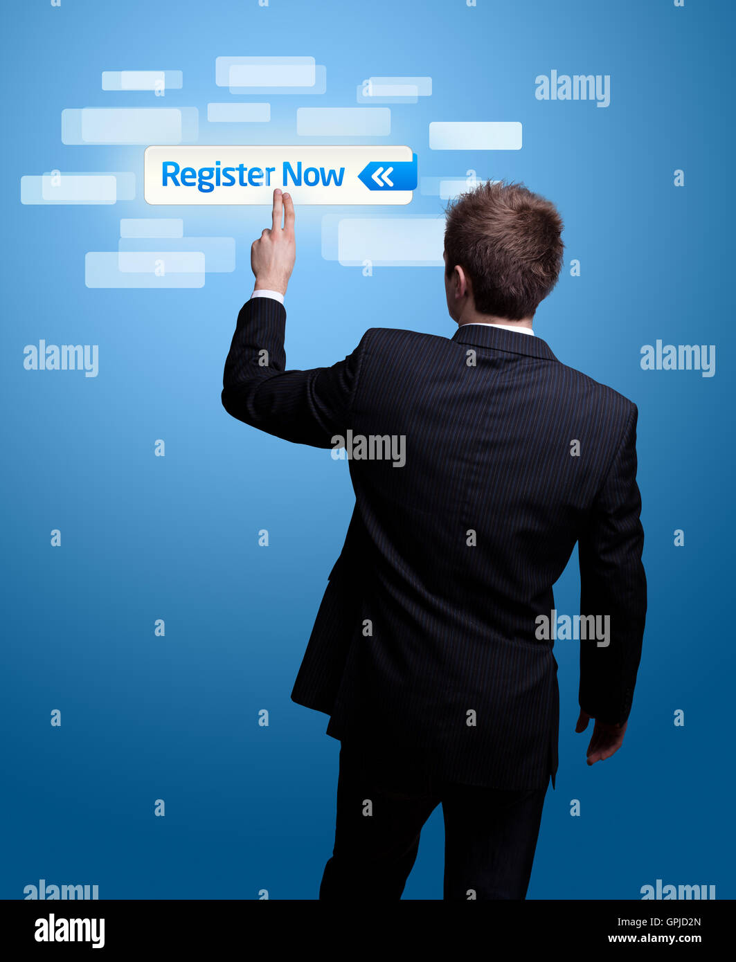 Pressing order button hi-res stock photography and images - Alamy