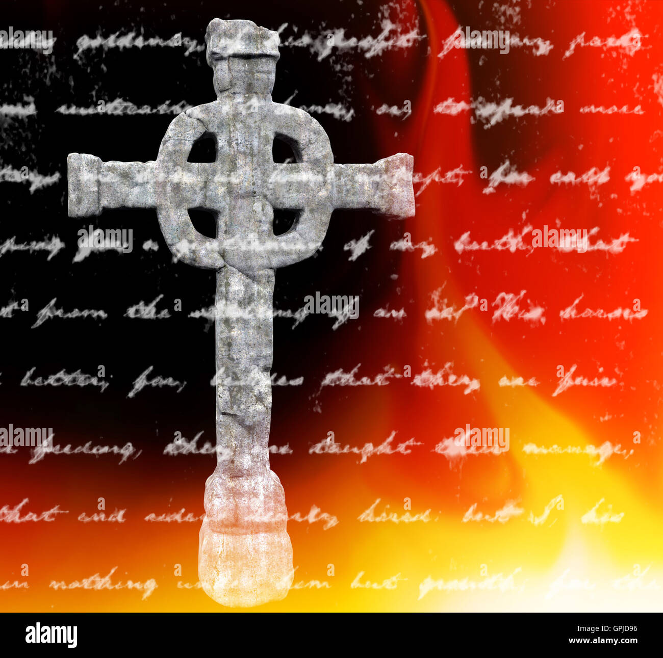 Celtic cross isolated Stock Photo - Alamy