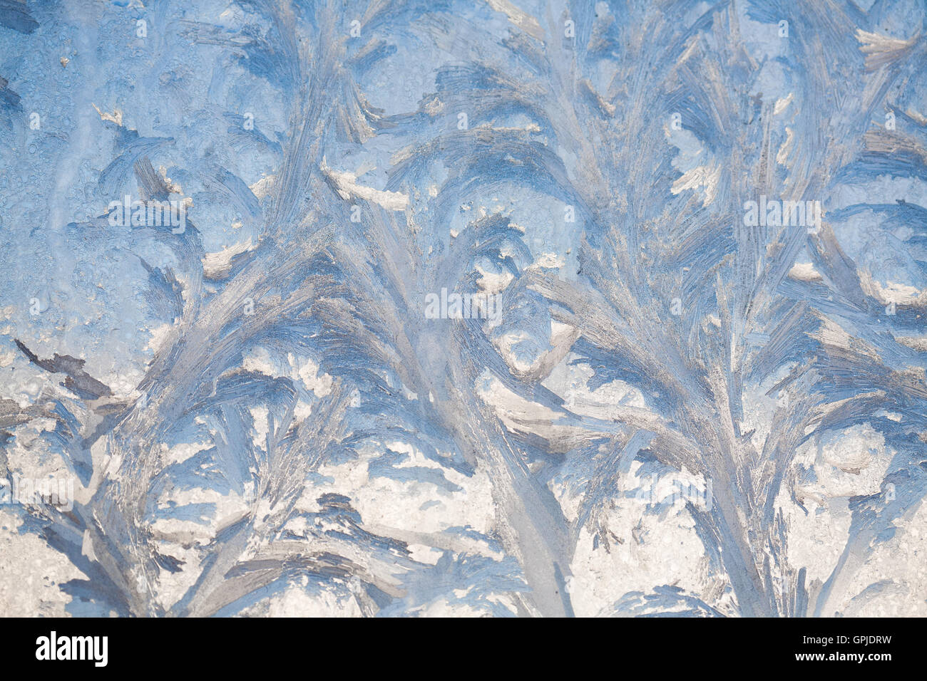 background of painting on the frozen window by frost - nobody Stock ...