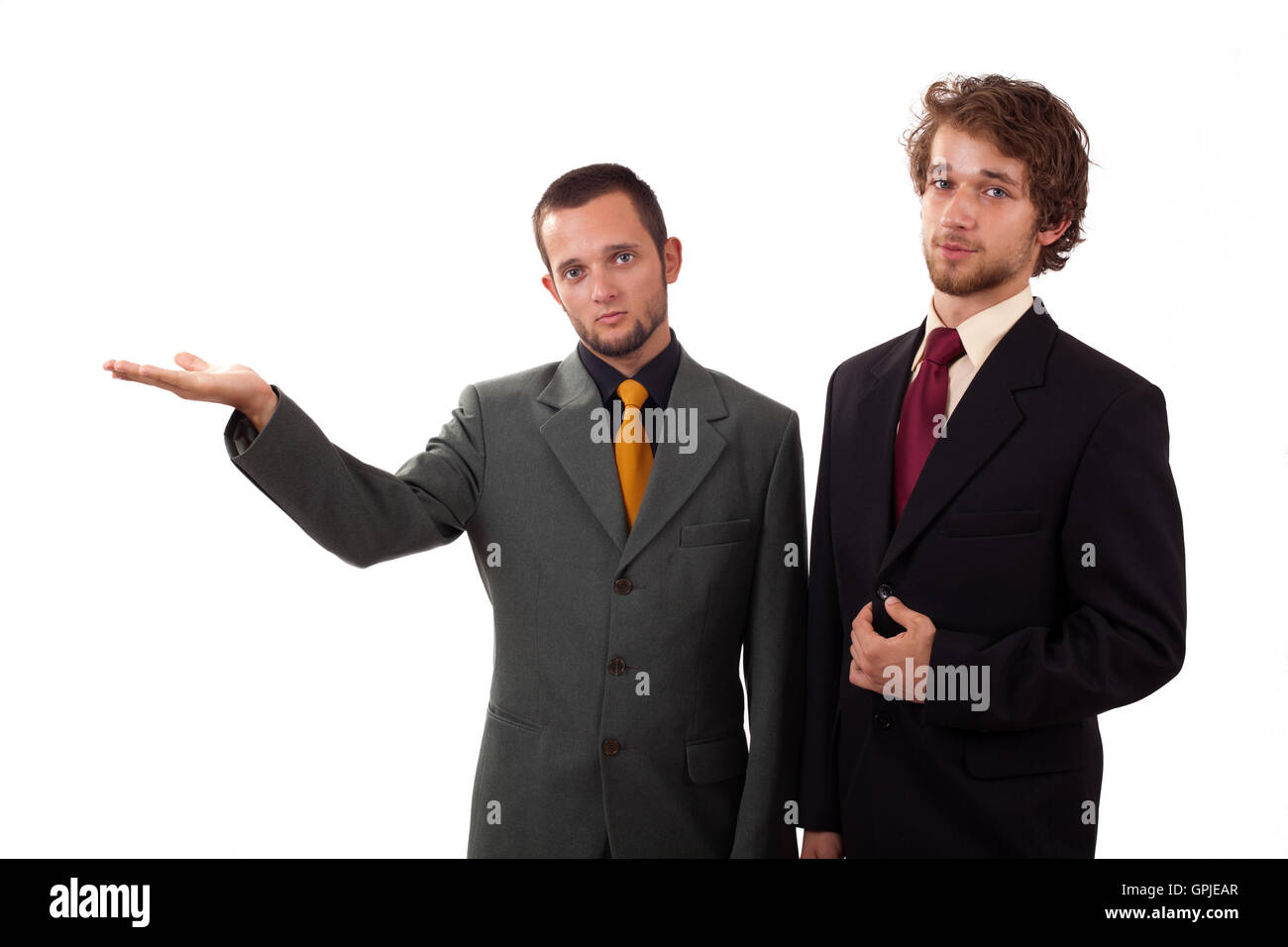 Two man standing Stock Photo - Alamy