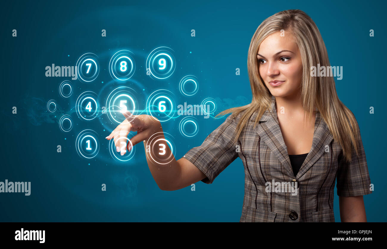 High tech touch screen technology hi-res stock photography and images ...