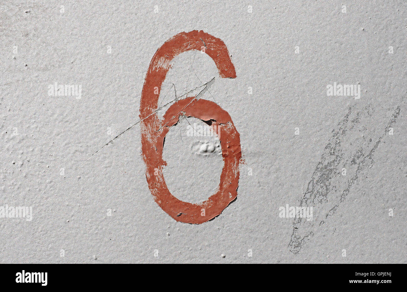Handwritten number 6 hi-res stock photography and images - Alamy