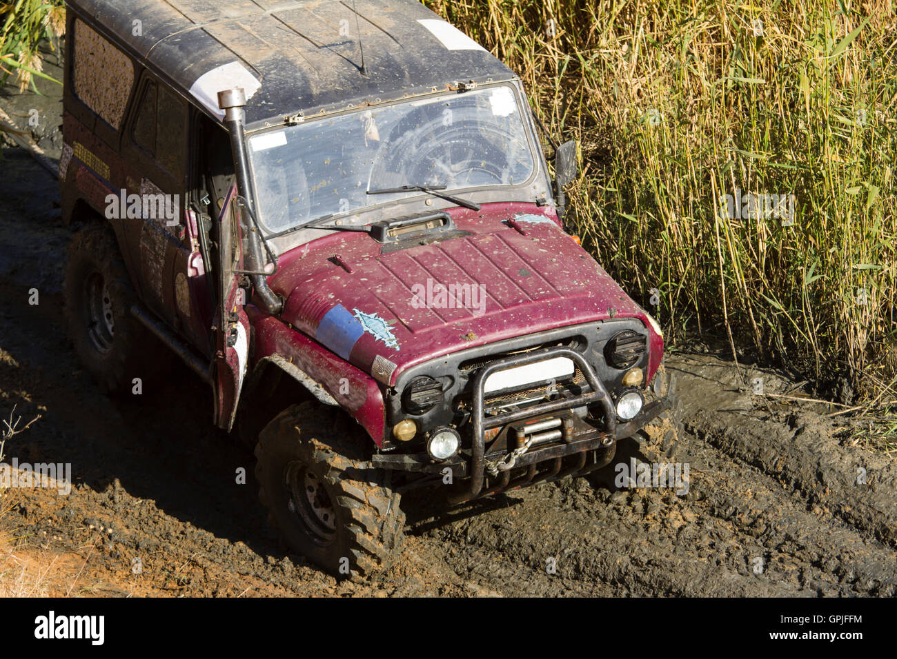 Off roading thrill Stock Photo - Alamy