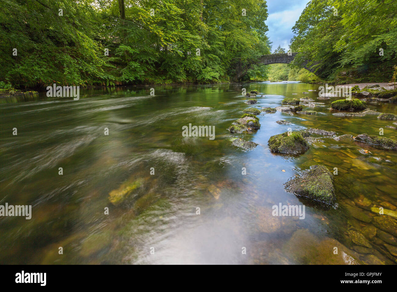 Clappersgate bridge, Ambleside, Lake District Stock Photo - Alamy
