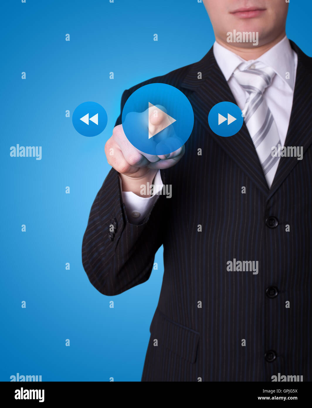 Pressing pause button hi-res stock photography and images - Alamy