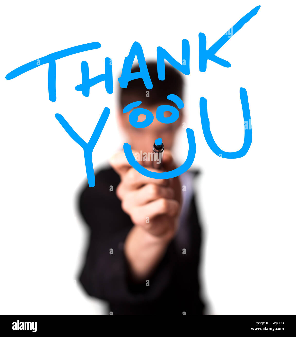 Man writing thank note calligraphy hi-res stock photography and images ...