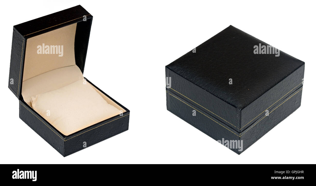 close up of a black box on white background Stock Photo - Alamy