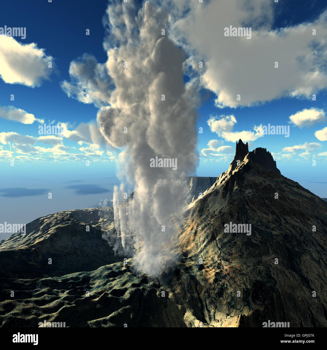 Santorini Volcano Steam High Resolution Stock Photography and Images ...