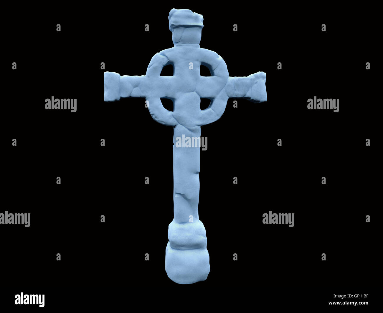 Celtic cross isolated Stock Photo - Alamy