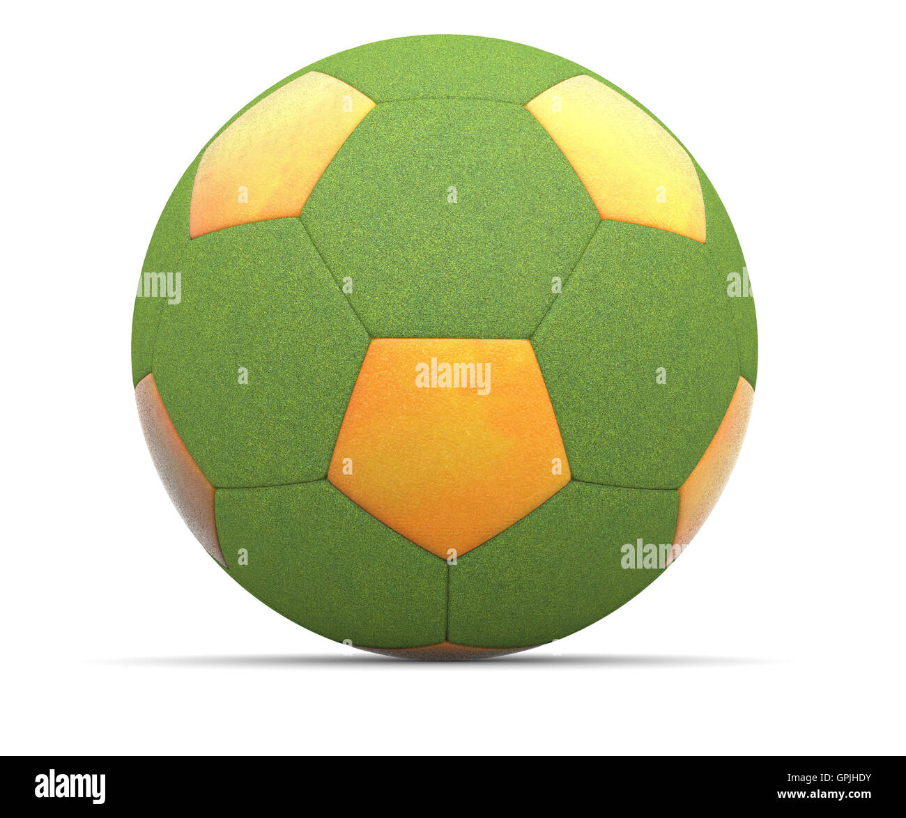 Ecological football isolated Stock Photo - Alamy