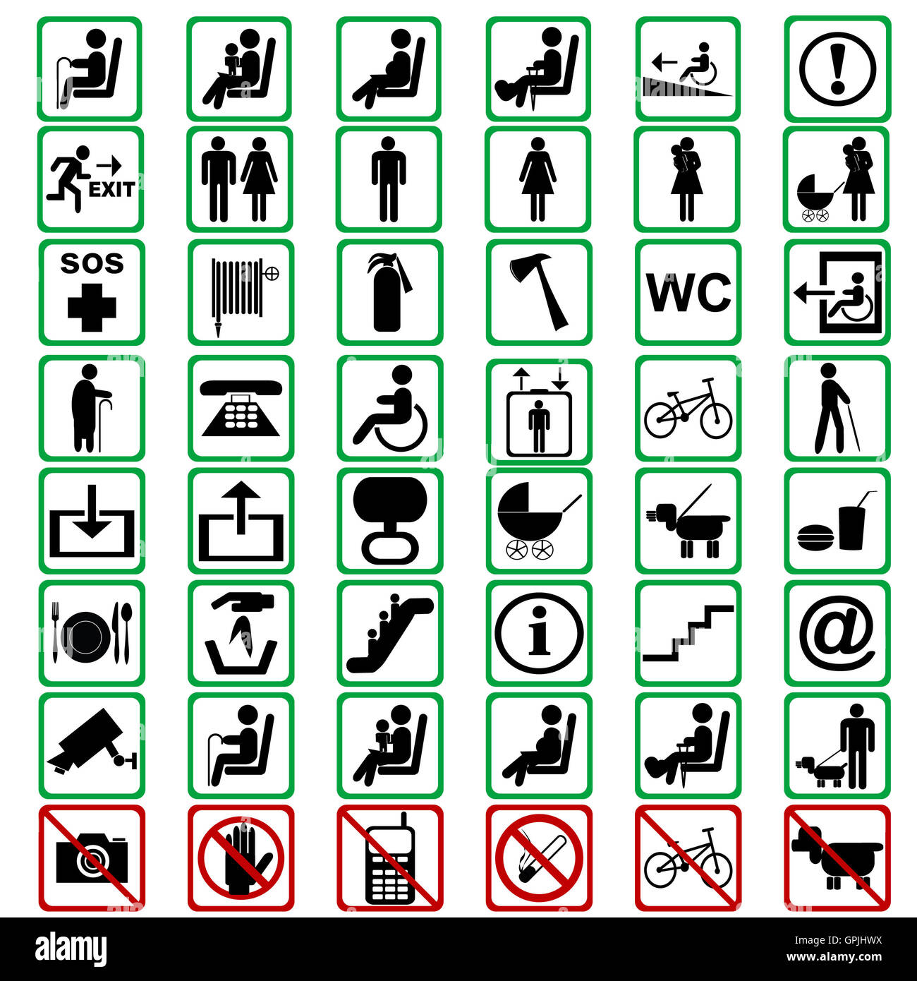 Prohibition sign food in Cut Out Stock Images & Pictures - Alamy