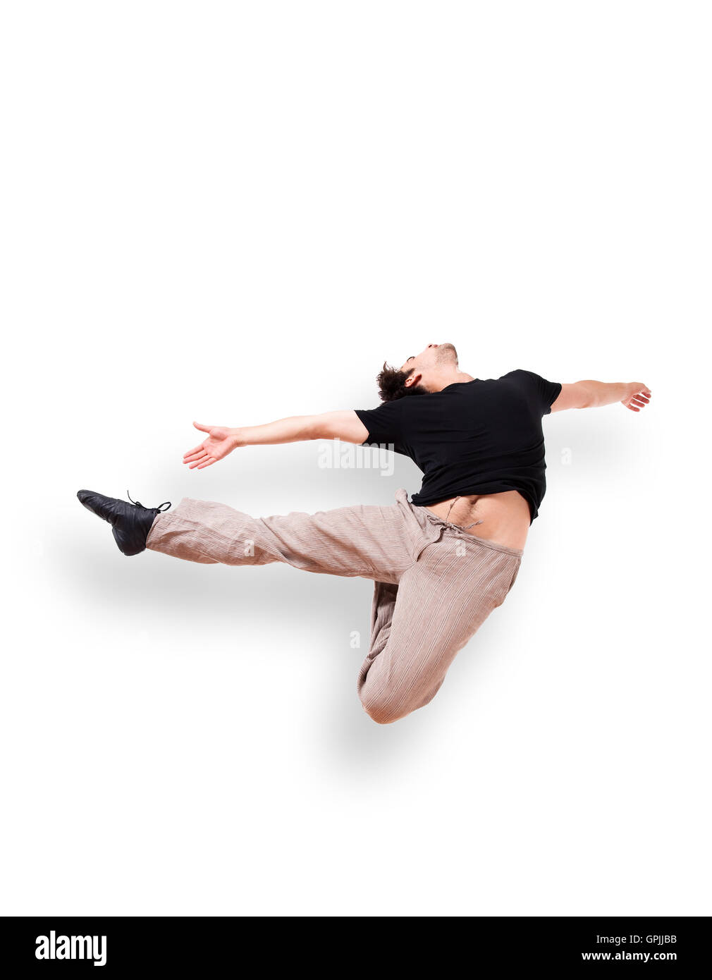 In motion jump 7 Stock Photo - Alamy