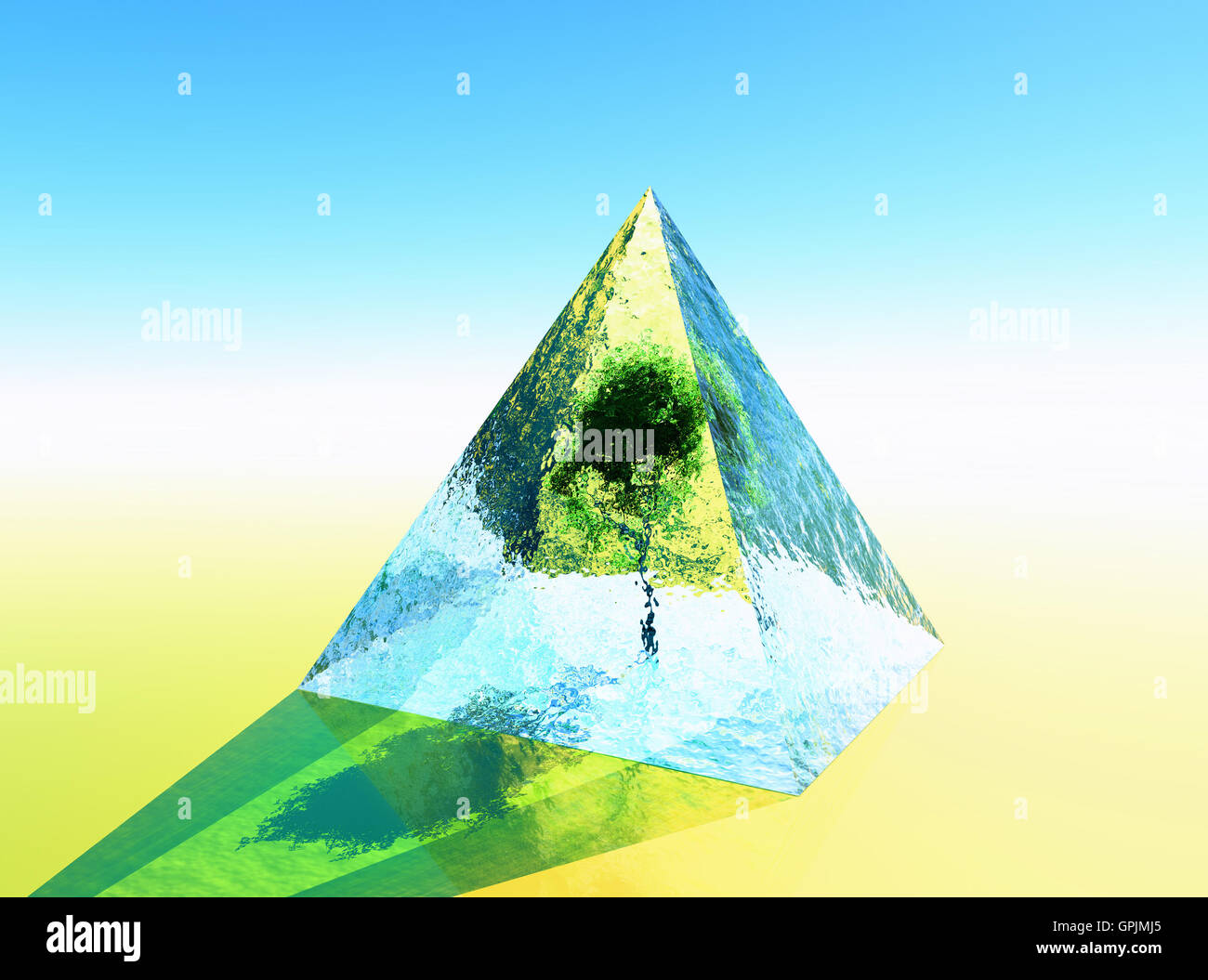 Pyramid tree hi-res stock photography and images - Alamy