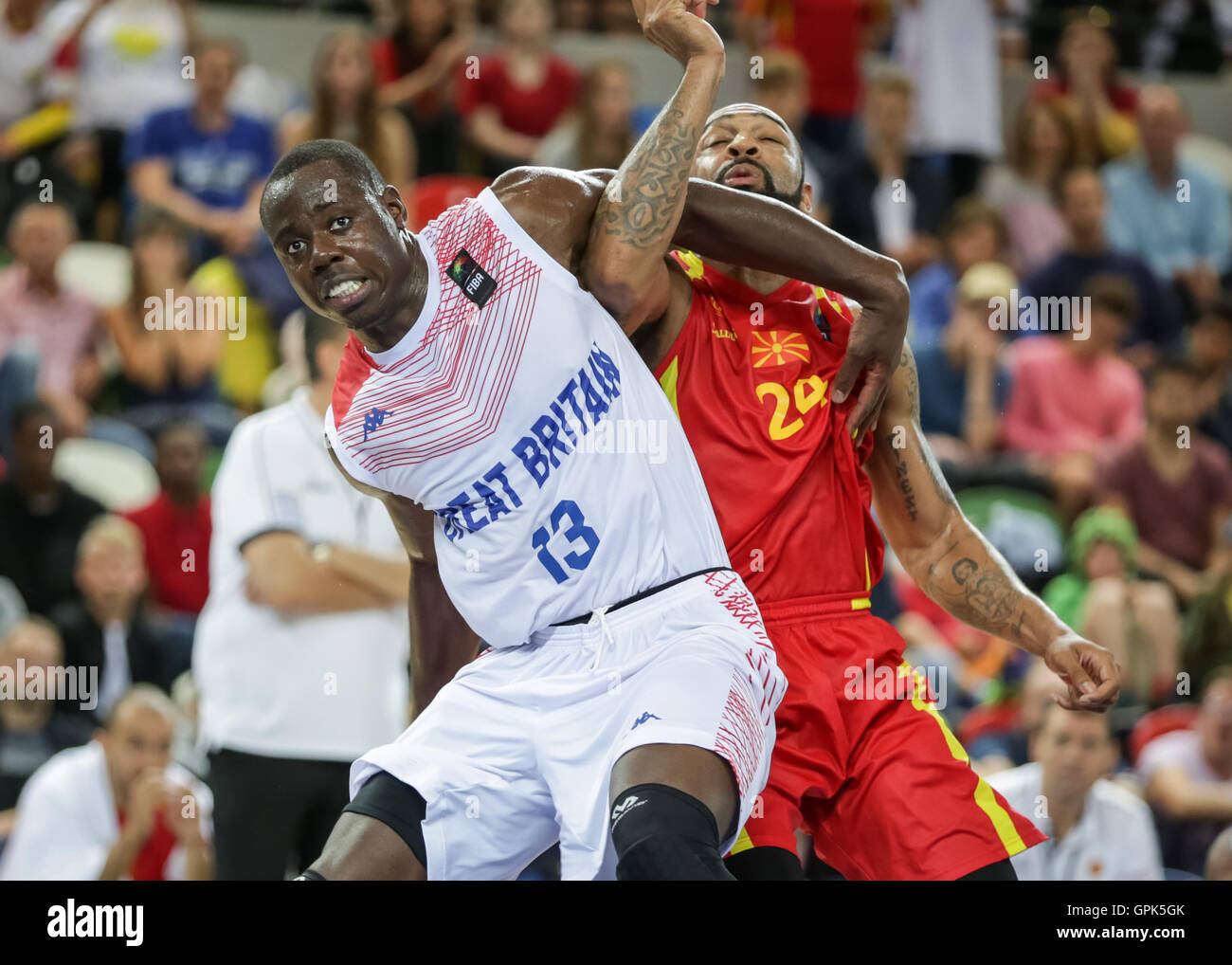 London, UK. 3rd. September, 2016. Team GBs no 13 Eric Boateng.Team GB ...